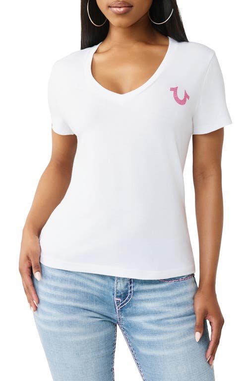 TRUE RELIGION BRAND JEANS Crystal Buddha Graphic T-Shirt
